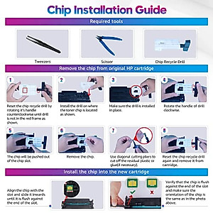 58X CF258X Compatible Toner Cartridge (No Chip, High Yield) Replacement for HP 58X CF258X 58A CF258A MFP M428fdw M428fdn M428dw M404 M428 Pro M404n M404dn M404dw ( 2 Pack
