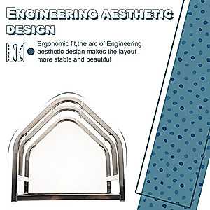 Hemoton Pot Lid Organizer Kitchen Plate Rack Holder Rest Chopping Cutting Board Holder Stand Storage Chopping Board Pots Pans Serving Trays (Sliver)