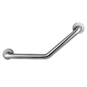 QWORK 23" Concealed Mount Safety Bath and Shower Grab Bar, Stainless Steel Shower Handle, Bathroom Balance Bar, Safety Hand Rail Support Bar for Handicap Elderly Injury, Wall Concealed Mount Handle