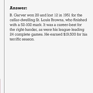 Year of Baseball Trivia! Page-A-Day Calendar 2021