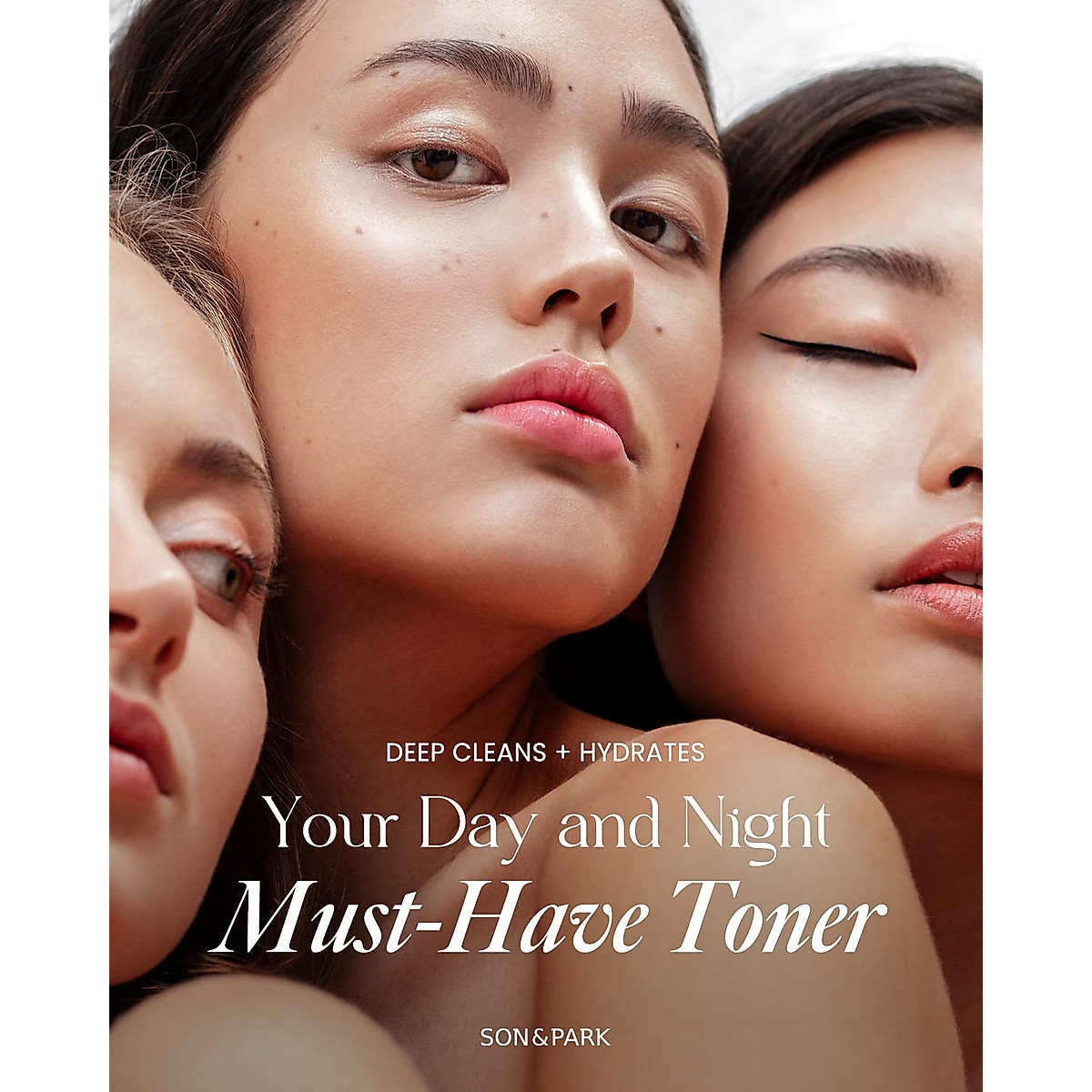 SON&PARK Beauty Water 340ml (11.49 fl. oz) | Multi-Purpose Toner for Oil Control Hydrating Exfoliating Skincare Daily Cleansing Booster with Rose Water Witch Hazel Lavender Oil