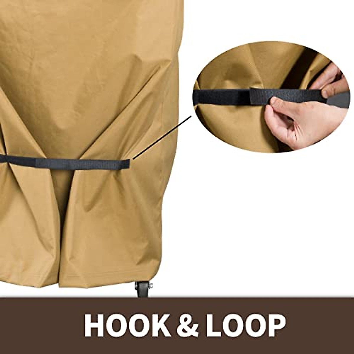 Outdoor Patio Furniture Grill Cover 58 Inch, 58" Wx24 Dx48 H, Golden Horn