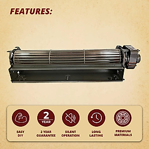 Replacement Convection Distribution Fan Blower for Enviro Empress FPI and FS - Replaces Part 50-1455