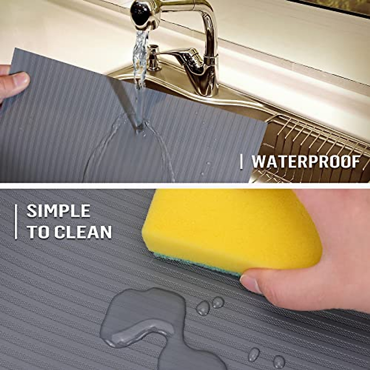 Moretoes Shelf Liners for Kitchen Cabinets 12 Inch x 25 Feet, Non Adhesive Non-Slip EVA Drawer Liner, Waterproof Oil-Proof Durable Cabinet Liners for Shelves Pantry Cupboard Closet