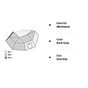 Overland Vehicle Systems OVS 18149909 Nomadic Awning 270 - Side Wall 3 - Dark Gray with Storage Bag - Passenger, One Size