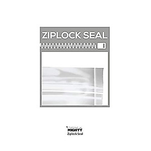 25 Pack Large Dry and Mighty Smell Proof Thick Storage Bags for Herbs, Cigars, Food