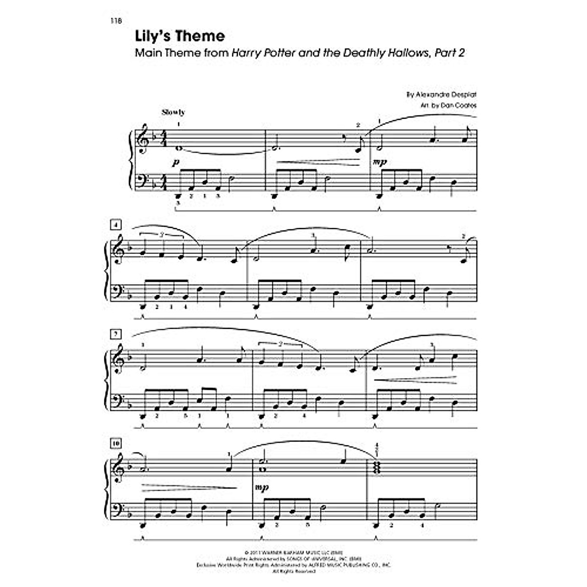 Harry Potter -- Sheet Music from the Complete Film Series: Easy Piano