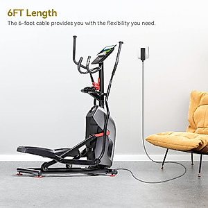 Omilik 9V 6FT Long Cable AC Adapter Charger Replacement for Schwinn 411 Elliptical Machine 227 HRC 427P & 428P Exercise Bike/Elliptical Power Supply Cord