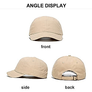 Short Brim Baseball Cap for Women and Men Outdoor Sports Cotton Snapack Caps Adjustable Dad Hats Umpire Sun Hats BP064 Khaki