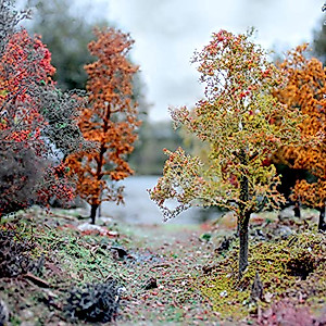 WWS War World Scenics WWScenics Seafoam Trees Box Mixed Size – Model Scenery