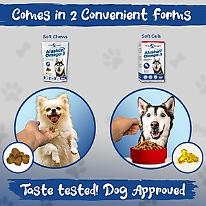 Vital Planet - Alaskan Omega-3 Soft Chews for Dogs, Wild Alaskan Fish Oil – 30 Hickory Flavored Soft Chews