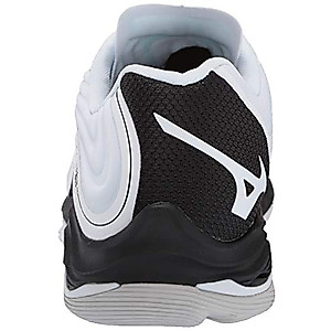 Mizuno womens Wave Lightning Z6 Volleyball Shoe, White/Black, 9.5 US