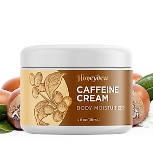 Concealing Caffeine Cream for Cellulite Reduction - Ultra Moisturizing Cellulite Cream for Thighs Butt and Belly with Rich Shea and Cocoa Butter - Light Scented Vegan Firming Body Lotion for Women