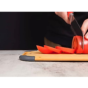 Elihome Essential Series 2-in-1 Bundle, Wood Fiber Kitchen Cutting board, Dishwasher Safe, Knife Friendly, Juice Grooves, Non-Porous,Non-slip Feet,Reversible, BPA Free