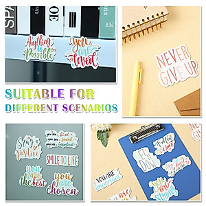 24 Pieces Inspirational Fridge Magnets Locker Magnets for Girls Motivational Quotes Magnets Cute Refrigerator Magnets for Classroom Whiteboard School Car Office Accessories (Cute)