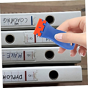 Cabilock 100pcs Scraper Blade Remover Scraper Shovel Blades Spatula Plastic Window Spatula Plastic Cleaning Scraper Sticker Remove Scraper Window Spatula Blades Sticker Removal Scraper