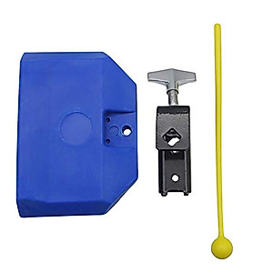 HEALLILY Jam Block Plastic Latin Percussion Block Drum Musical Instrument Kit Drums And Percussion Drum Accessory (Blue)