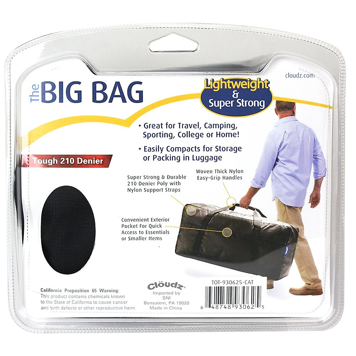 Cloudz Folding Travel Backpack