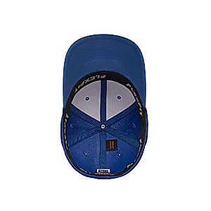 Flexfit Unisex Ultrafibre Airmesh Fitted Trucker Hat, Royal, Large-X-Large