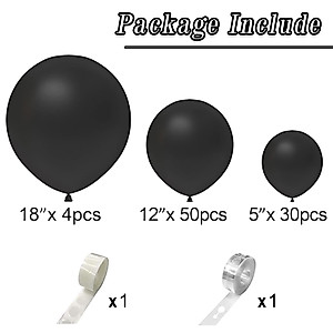 Brown Balloons 84 pcs Mocha Balloons Garland Arch Kit 5 inch +12 inch +18 inch Coffee Balloons Happy Birthday Balloons Baby Shower Decorations Wedding Balloons