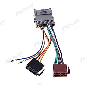ZWNAV ISO Car Radio Wire Cable Wiring Harness Stereo Adapter Fit for Buick 2004+, Chevrolet 2000+, GMS 2001+, Hummer H3 2006+, Pontiac 2001+, Oldsmobile 2001+, Suzuki Vitara 1999+ (Select Models)