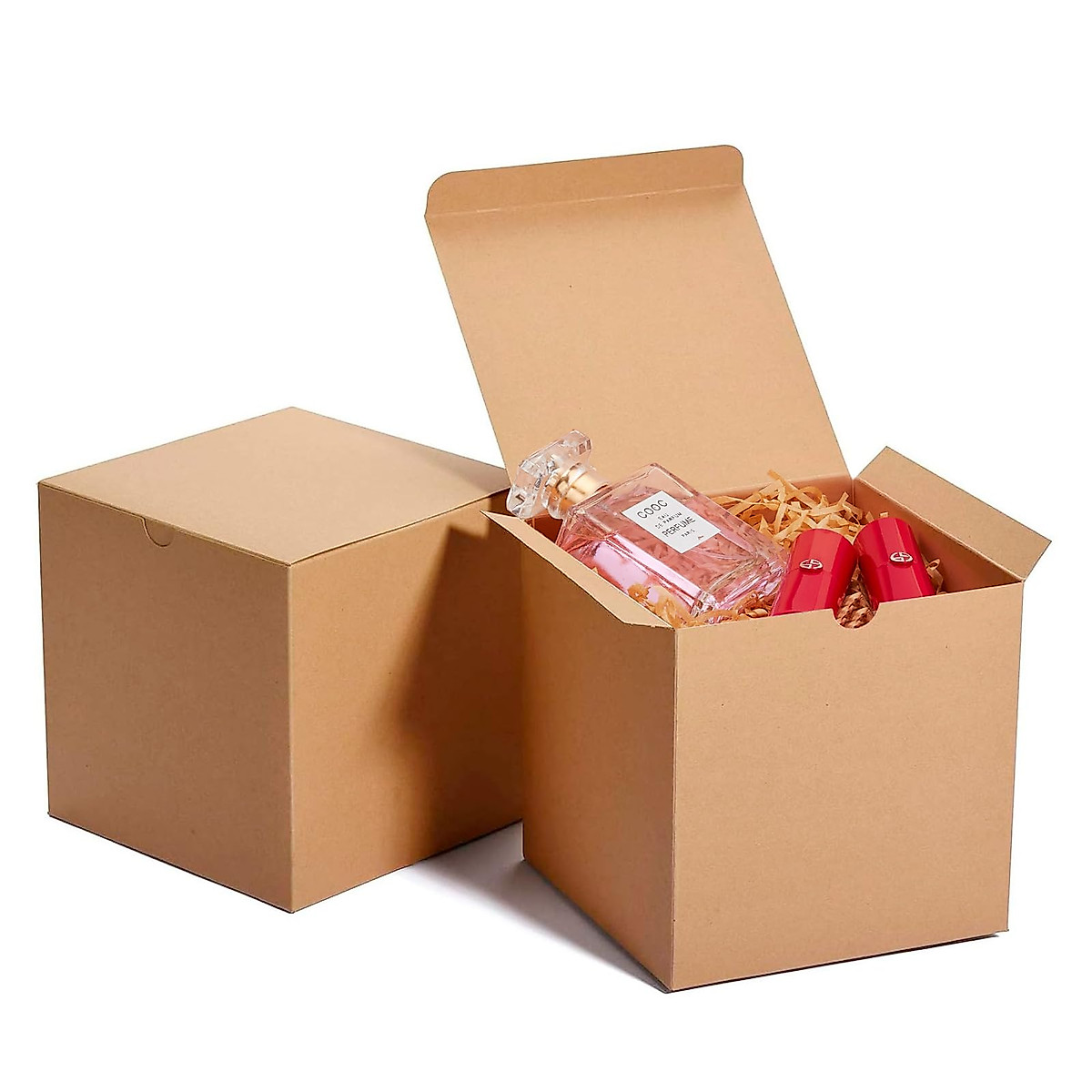 MESHA Kraft Gift Box 9x4.5x4.5 Inch Gift Boxes with Lids, Gift Box for Bridesmaid Proposal, Groomsmen Proposal, Birthday Gift, Christmas Presents, Party Favor, Wedding Favor, 10 Pack