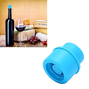 2 Pcs Silicone Wine Stopper, Wine Stopper for Wine Bottles Reusable Wine Bottle Cap Beer Sealer Cover Soda Carbonated Drink Bottle Stopper for Home Brewing Beer, Soft Drink, Wine Bottle, Beer Bottle