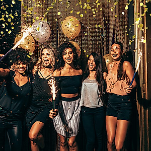 Confetti Poppers Cannons for Wedding Birthday Graduation Baby Shower Kids Fun Party Supplies Decorations and Favors (Gold)