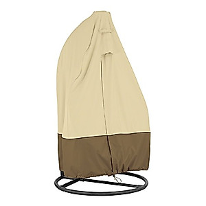 Classic Accessories Veranda Water-Resistant 43 Inch Patio Hanging Chair and Stand Cover, Patio Furniture Covers