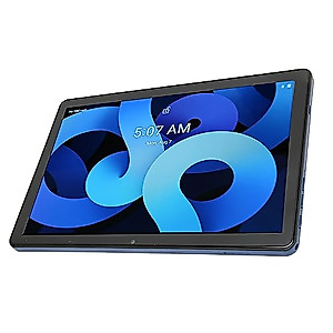 Luqeeg 10.1 Inch Tablet, 4G LTE Network MTK6762 Octa Core 12GB RAM 512GB ROM 8MP Front Camera 2560x1600 Resolution Tablet PC for Learning for Business (Blue)