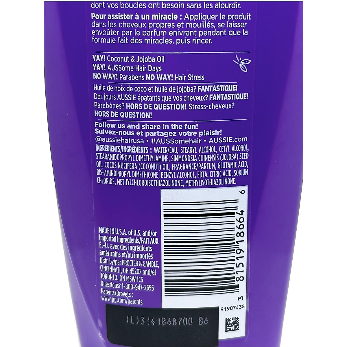 Aussie Conditioner Miracle Curls 12.1 Ounce (360ml) (2 Pack)