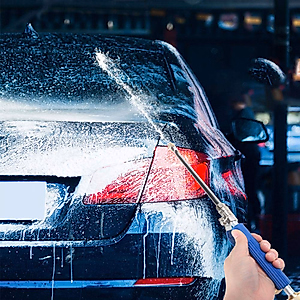 Raddile High Pressure Power Washer Hydro Jet Cleaning Tool, Garden Sprayer Wand and Adjustable Nozzle, Gutter Cleaner, Car Pet Window Cleaning Tool (blue)