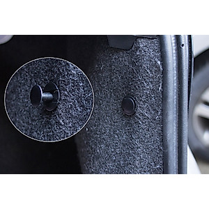 Ginsco 102pcs 6.3mm 8mm 9mm 10mm Bumper Push Fasteners Rivet Clips Expansion Screws Replacement Kit