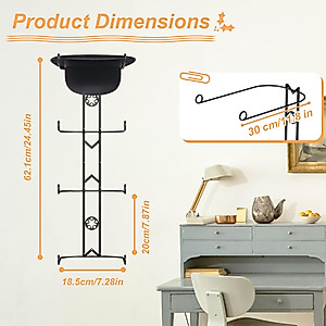 BEGULF 8 Pieces Cowboy Hat Organizer Hangers for Wall, Western Hat Rack Wall Mounted with Decorative Star, 2 Pack Metal Cowboy Hat Holder for Western, Cowboy, Beach, Fedora, Sun Hats