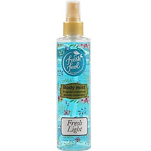 Fresh Feel Body Mist Fresh Light 200ml - Light and refreshing body fragrance. Spritz it on after bathing or showering. Top up throughout the day.