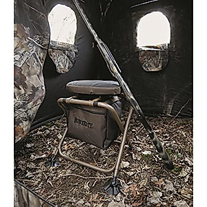 Guide Gear Deluxe Pop-Up Hunting Ground Blind, 1-2 Person Tent, Hunting Gear, Equipment, and Accessories, 4-Panel Spring Steel