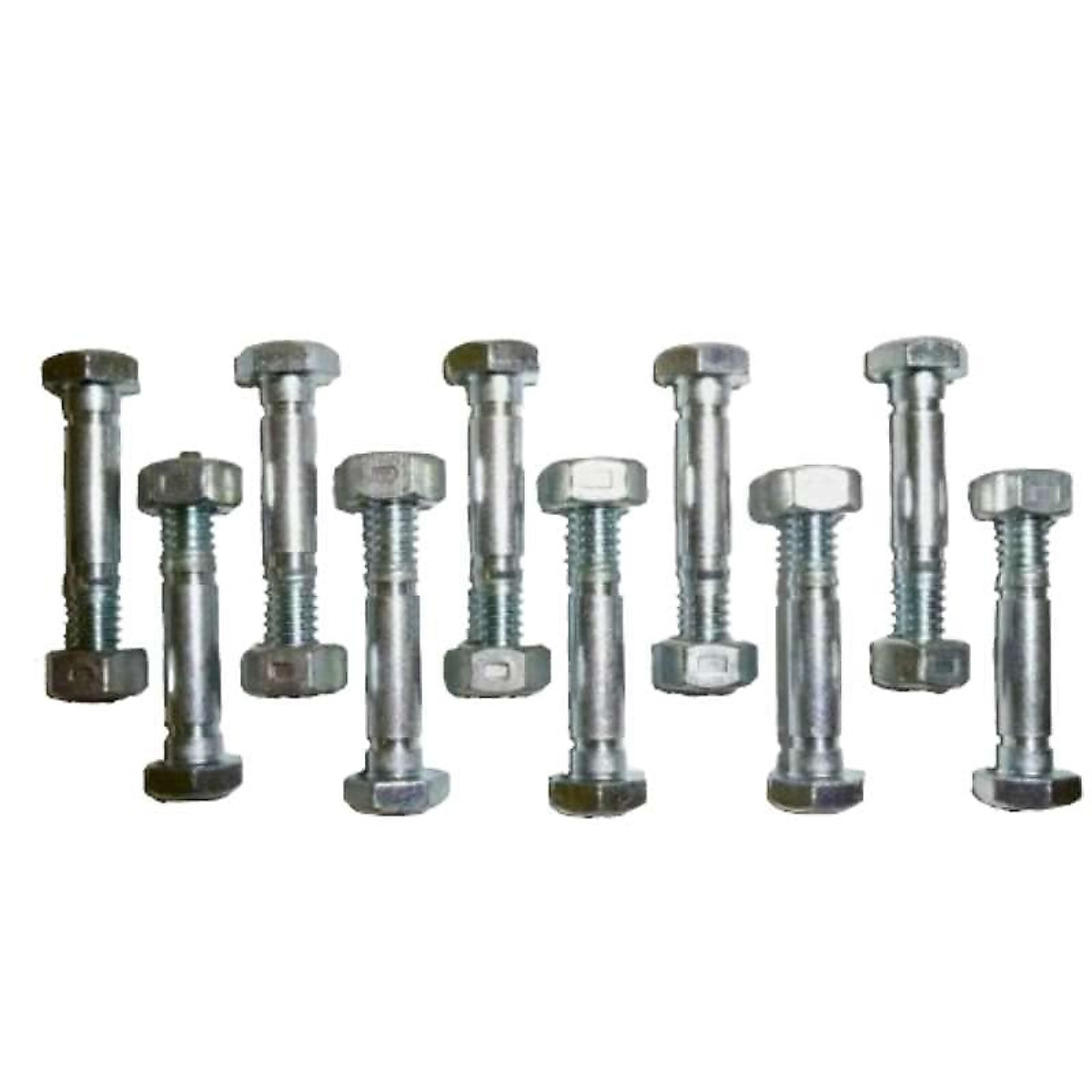 proven part 10 Shear Pins and 10 Nuts Fits AM123342 Fits Ariens 532005 53200500 Snow Blower