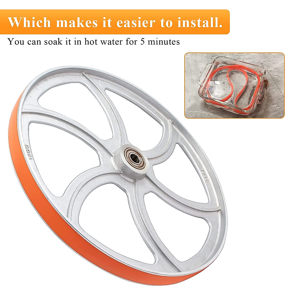 Urethane Band Saw 28-276 14" Band Saw Tires No Adhesive Needed Compatible with Craftsman Delta Band Saws - 2 Pack