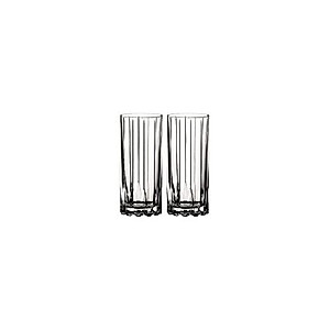 Riedel Drink Specific Glassware Highball Glass (10 oz, Set of 4) with Large Microfiber Polishing Cloth Bundle (3 Items)
