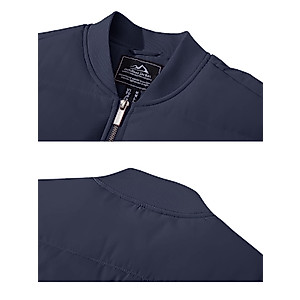 MAGNIVIT Mens Windbreaker Athletic Jacket Bomber Jackets Camping Outdoor Fall Jacket Oversize Jacket Mens Winter Jackets