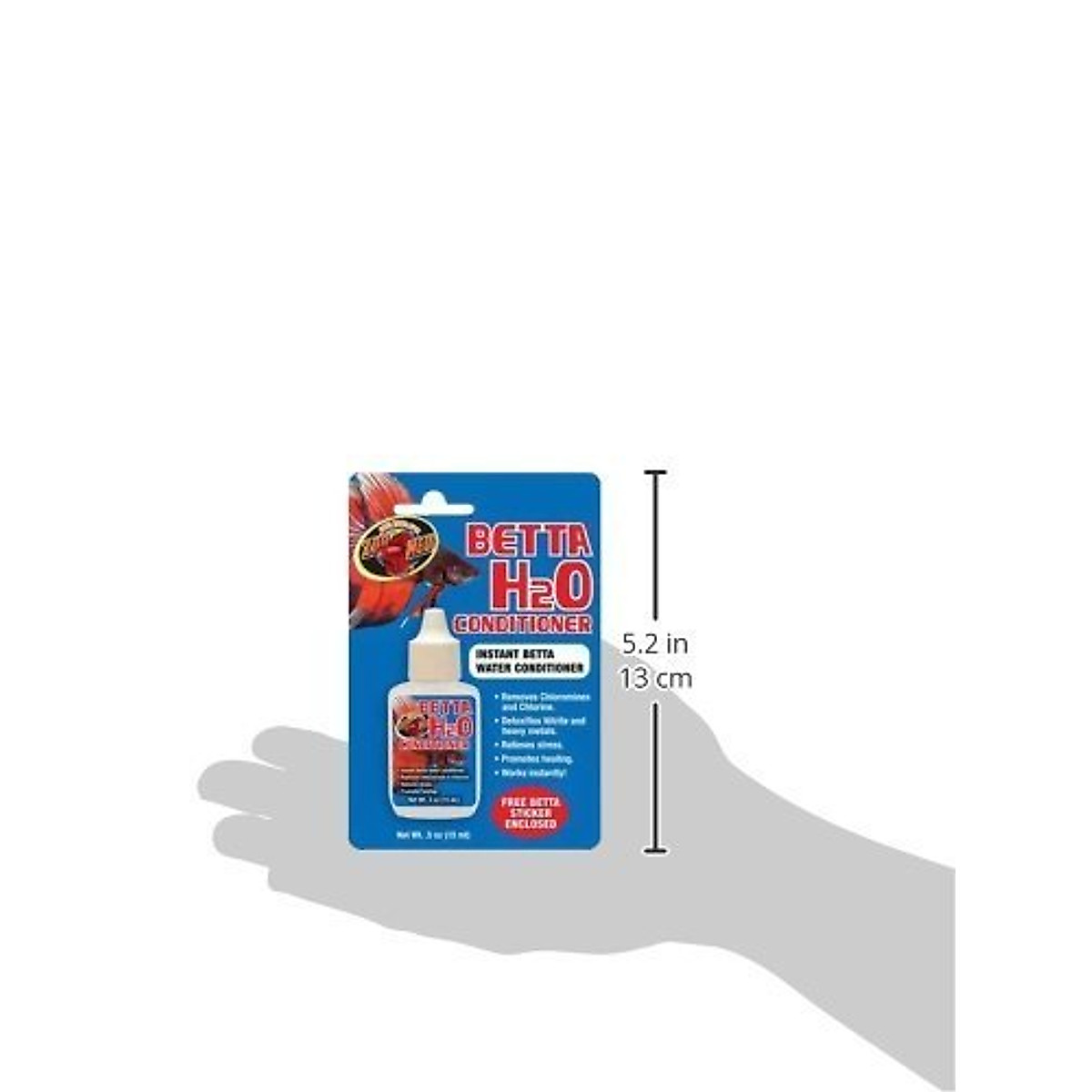 Zoo Med Betta H2o Water Conditioner .5oz (3 Pack)