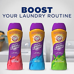 Arm & Hammer Odor Blaster In-Wash Scent Booster - Fresh Burst, 24 oz, Pack of 4