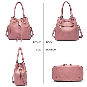 LJOSEIND Women’s Handbags Designer Hobo Bags Large Crossbody Bucket Bags Shoulder Satchel Purses