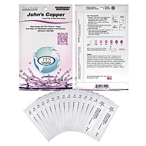 Industrial Test Systems 481142 Sensafe Copper (John's) Water Test Strips 30 Pack