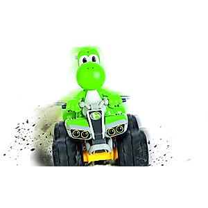 Carrera RC Nintendo Mario Kart 2.4 GHz Radio Remote Control Toy Car Vehicle - Yoshi Quad