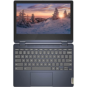 Newest Lenovo Flex 2-in-1 Convertible Chromebook, MediaTek MT8183 8-Core Processor, 11.6" HD IPS Touchscreen, 4GB RAM, 64GB eMMC, Webcam, Wi-Fi 5,Bluetooth, Chrome OS