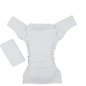 Kawaii Cloth Baby Diaper Insert, Washable Liner, Booster Pad, Super Absorbent, Stay-Dry Microfiber for Newborn 6-22 lbs Cloth Diapers,- Pack of 10 Inserts