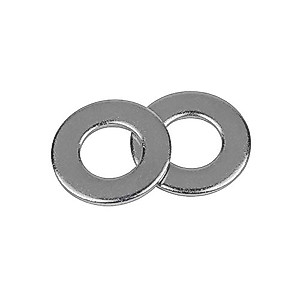 Favordrory 5/16 Inch Stainless Flat Washer, 3/4 Inch Outside Diameter, 304 Stainless Steel, 100 Pieces