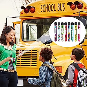 Wiwaplex 16Pcs Child Safety ID Bracelet Wristband, Identification Bracelets for Kids, Adjustable Waterproof Kids Safety Bracelet Wristband, Reusable Children Information ID Bracelet for Boys & Girls