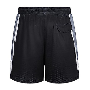 SEC.119 Grateful Dead Steal Your Face Mesh Shorts | Black & White Officially Licensed Apparel | Large